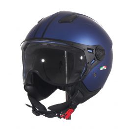 Helm Vito Jet Moda / mat blauw & zwarte binnenkant | Dirksen Scooters